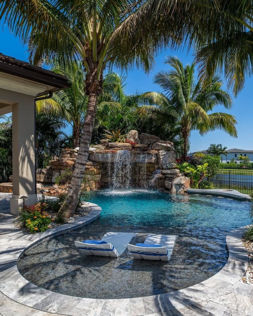 17 Splash & Bloom: Stunning Pool Garden Ideas that Feel Like Out of Town